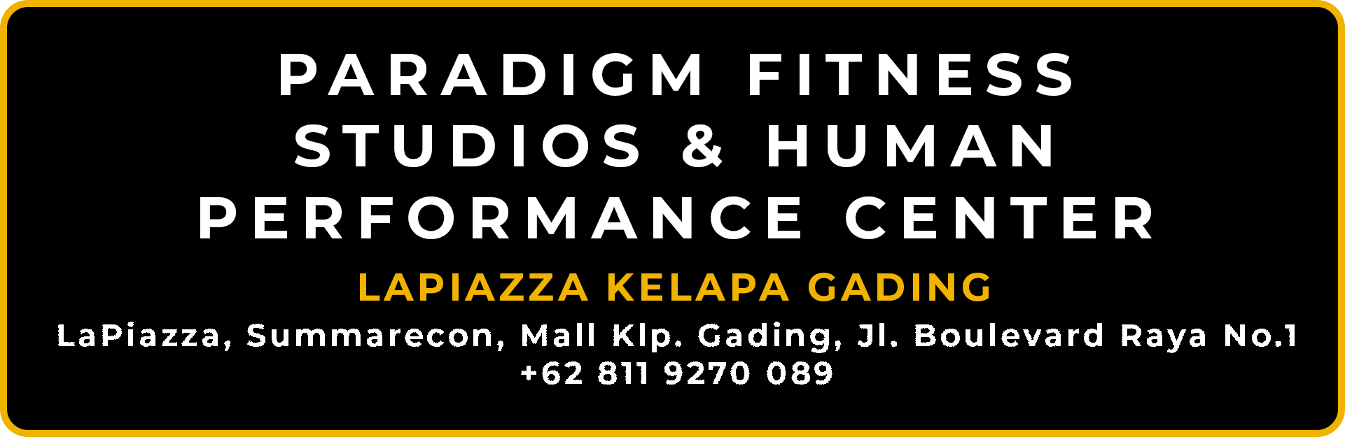 Paradigm Fitness
